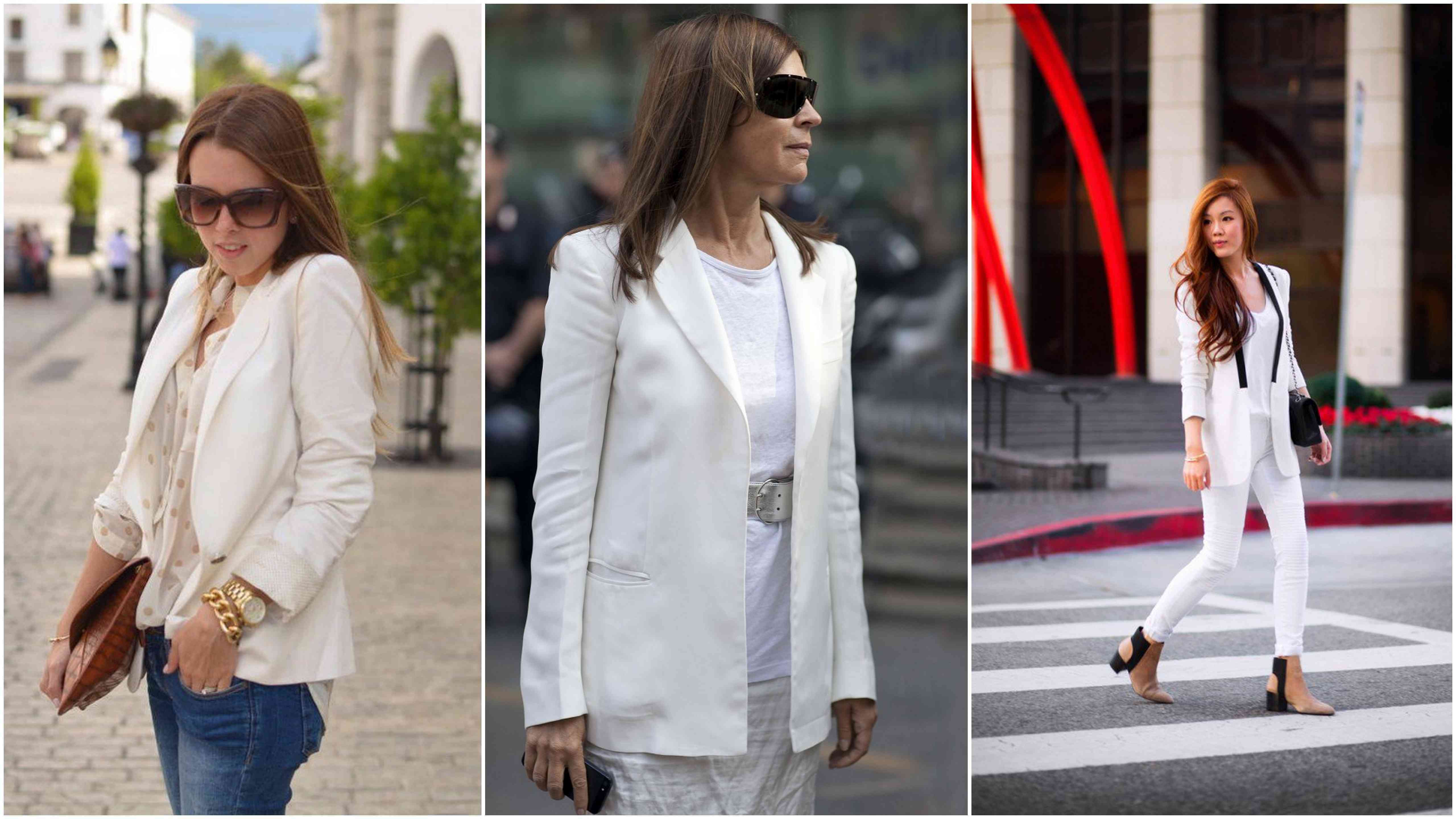 Sacoul alb de damă - piesa de rezistență pentru primăvara 2015 - Fashion365